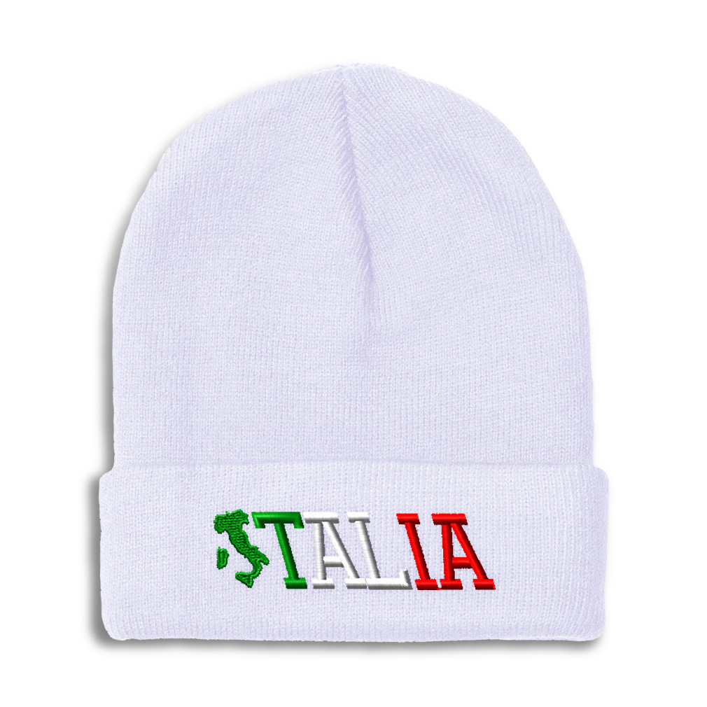 Beanies for Men Italia Italy Italian Embroidery Winter Hats Women Skull ...
