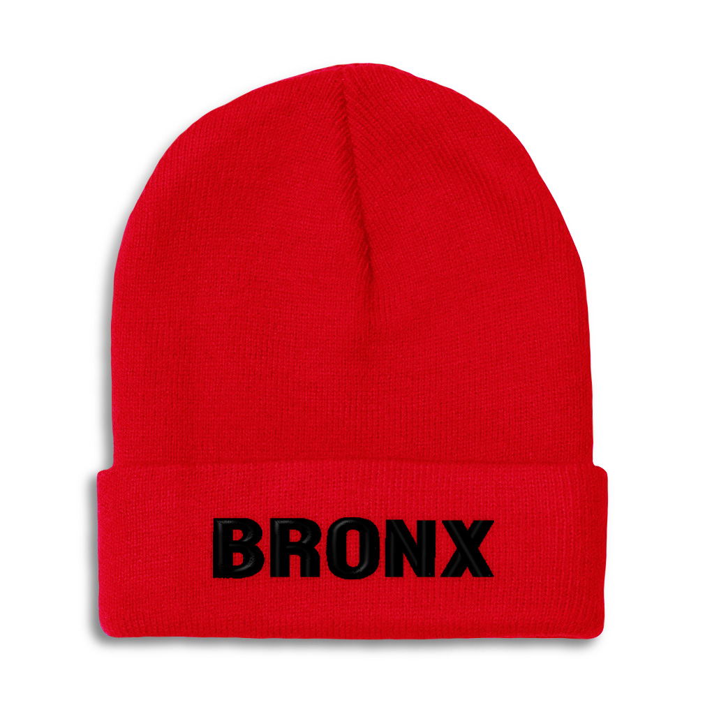 Beanies for Men New York City Bronx Borough B Embroidery Acrylic Skull ...