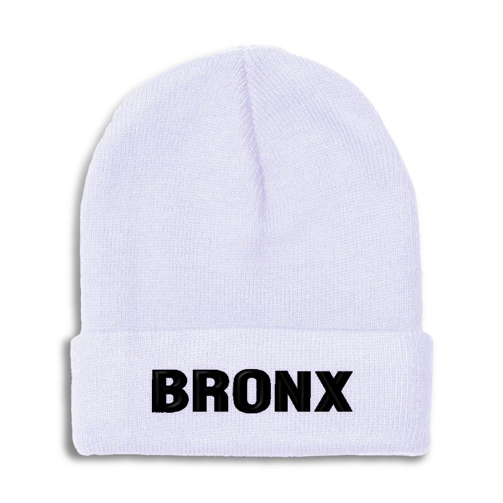 Beanies for Men New York City Bronx Borough B Embroidery Acrylic Skull ...