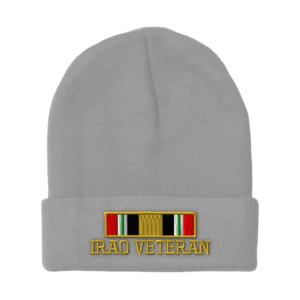 Beanies for Men Iraq War Veteran A Embroidery Winter Hats Women Skull ...