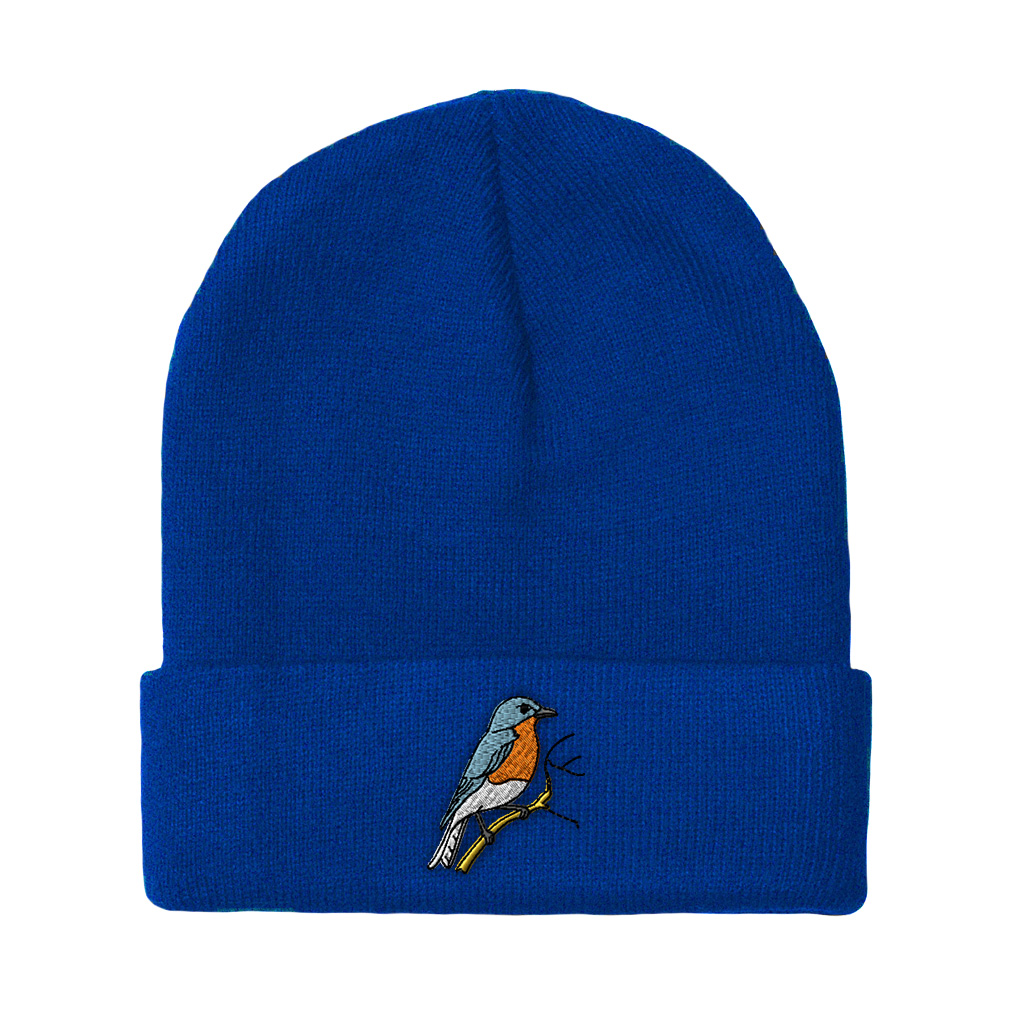 Beanies for Men Animal Bird Wildlife Bluebird Winter Hats Women Skull ...