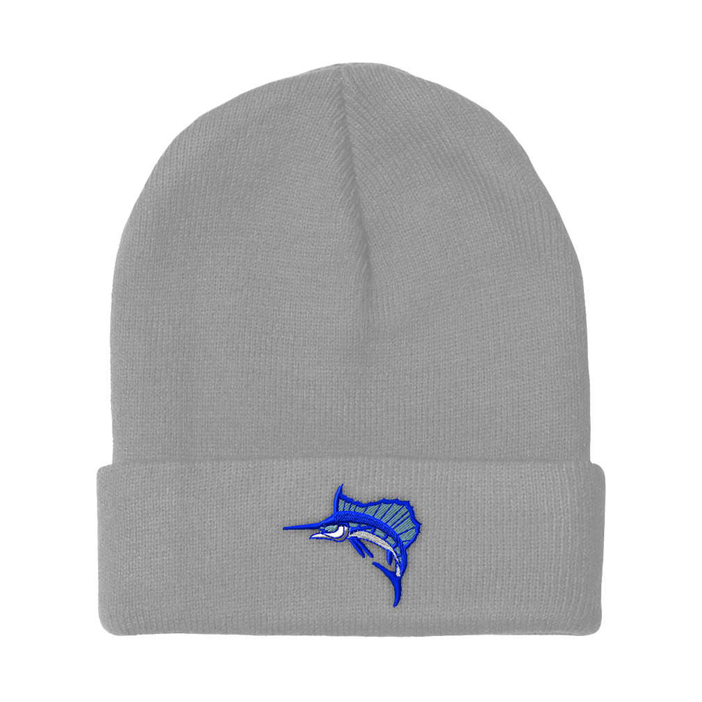 Beanies for Men Nautical Wildlife Fish Sailfish Winter Hats Women Skull ...