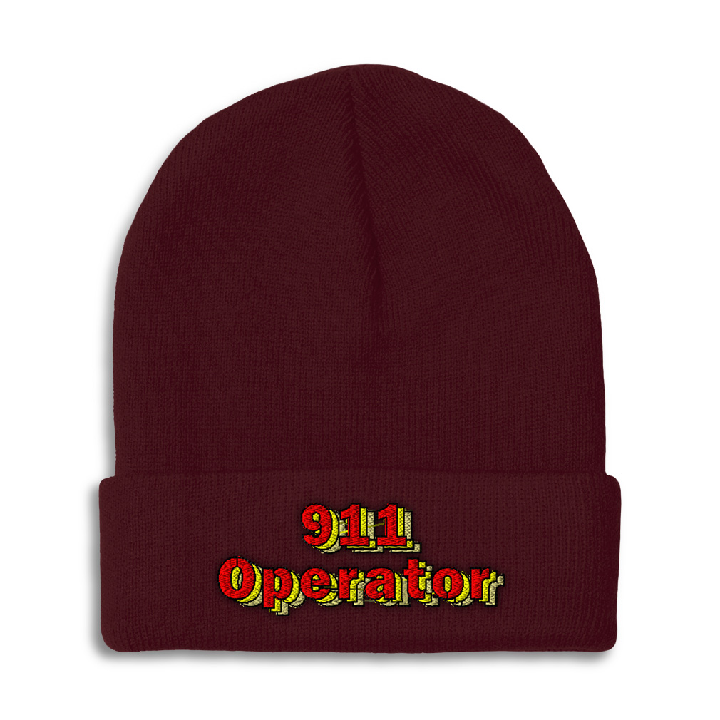Beanies for Men 911 Operator Winter Hats for Women Acrylic Skull Cap 1 ...