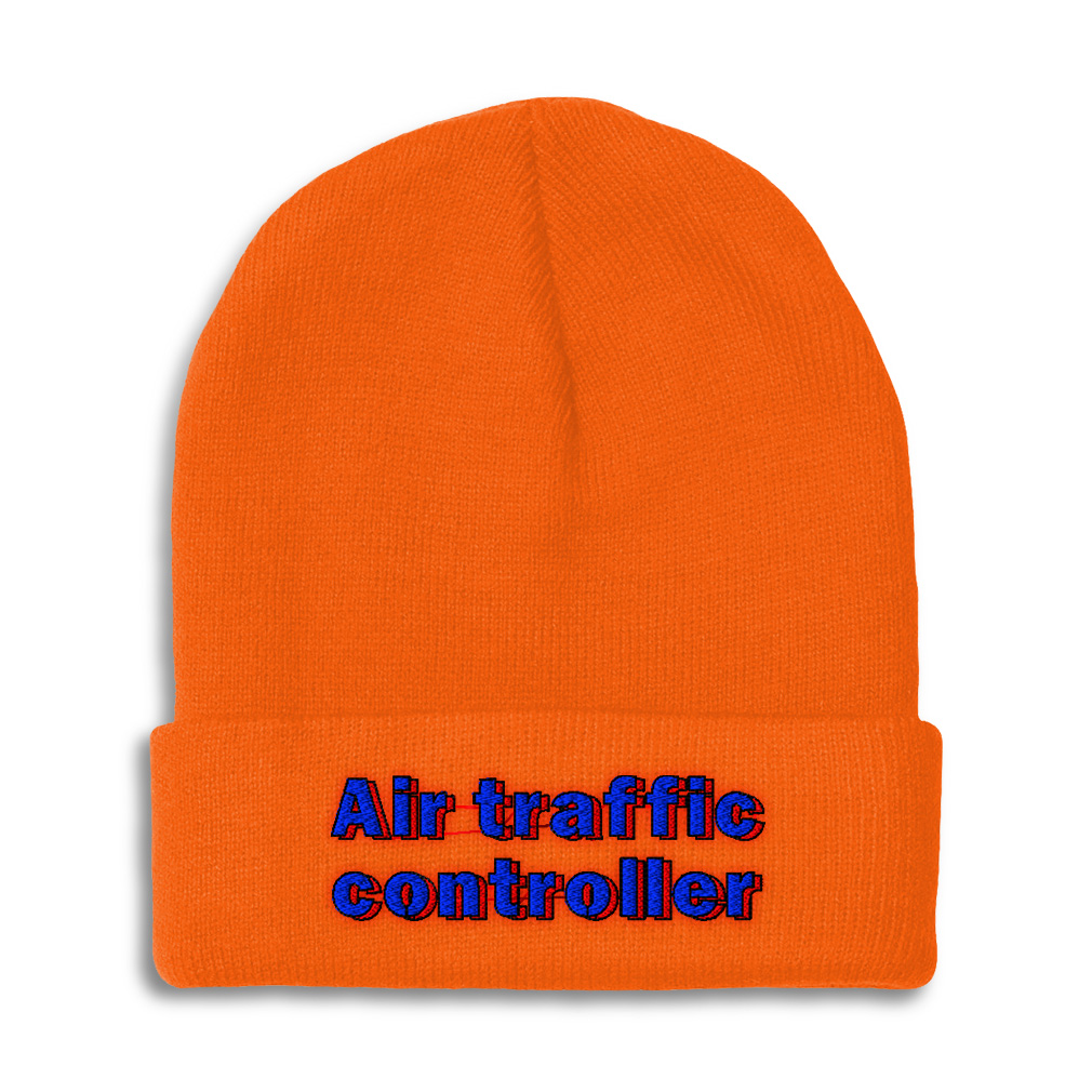 Beanies for Men Air Traffic Controller Winter Hats for Women Acrylic ...