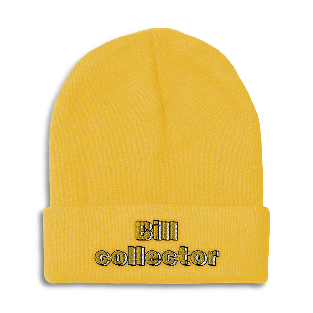 Beanies for Men Bill Collector Winter Hats for Women Acrylic Skull Cap ...