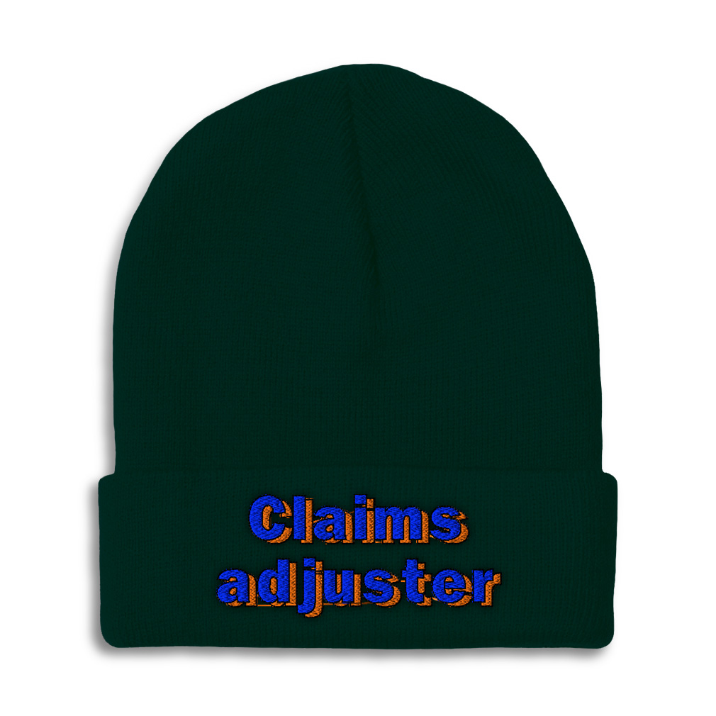 Beanies for Men Claims Adjuster Winter Hats for Women Acrylic Skull Cap ...