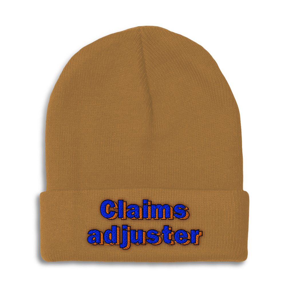 Beanies for Men Claims Adjuster Winter Hats for Women Acrylic Skull Cap ...