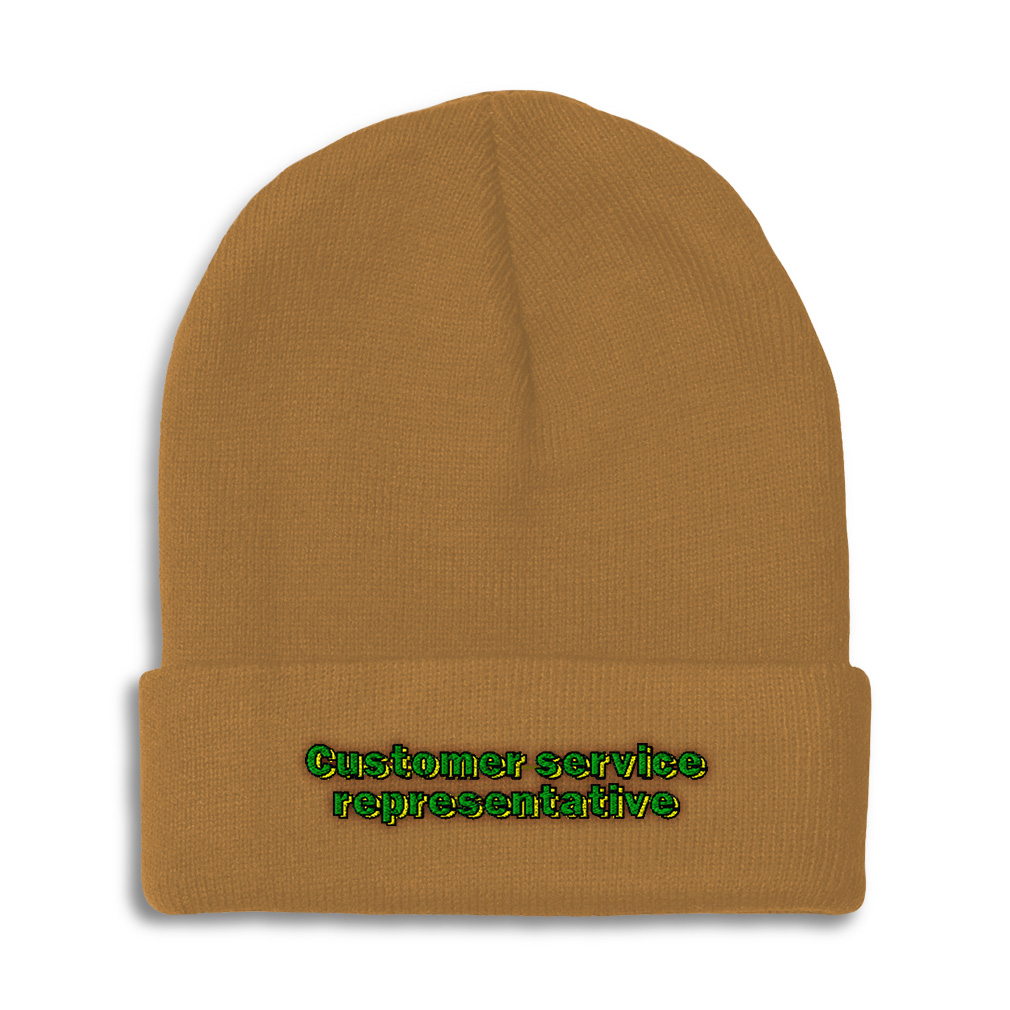 Beanies for Men Customer Service Representative Winter Hats for Women ...