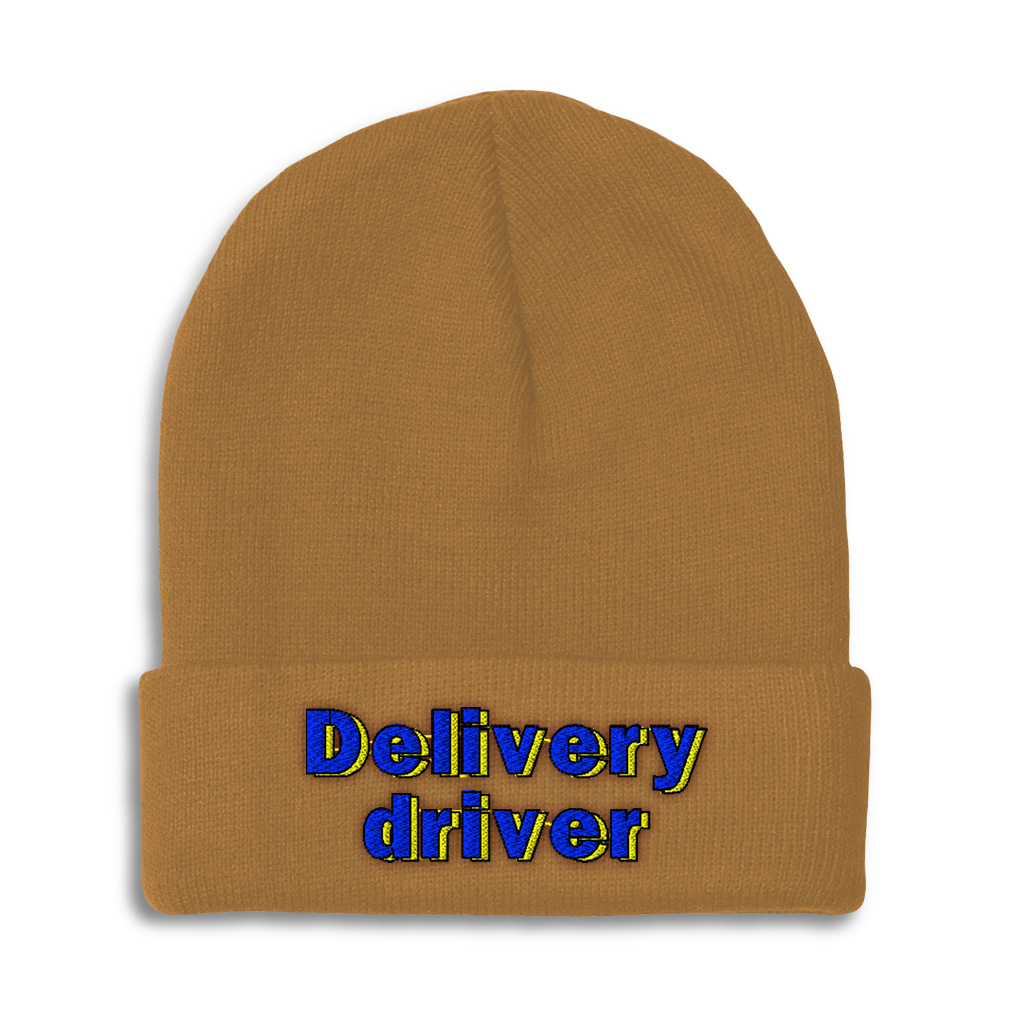 Beanies for Men Delivery Driver Winter Hats for Women Acrylic Skull Cap ...