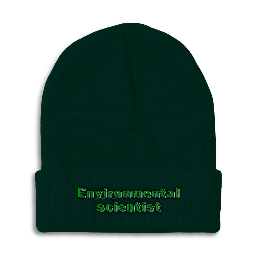 Beanies for Men Environmental Scientist Winter Hats for Women Acrylic ...