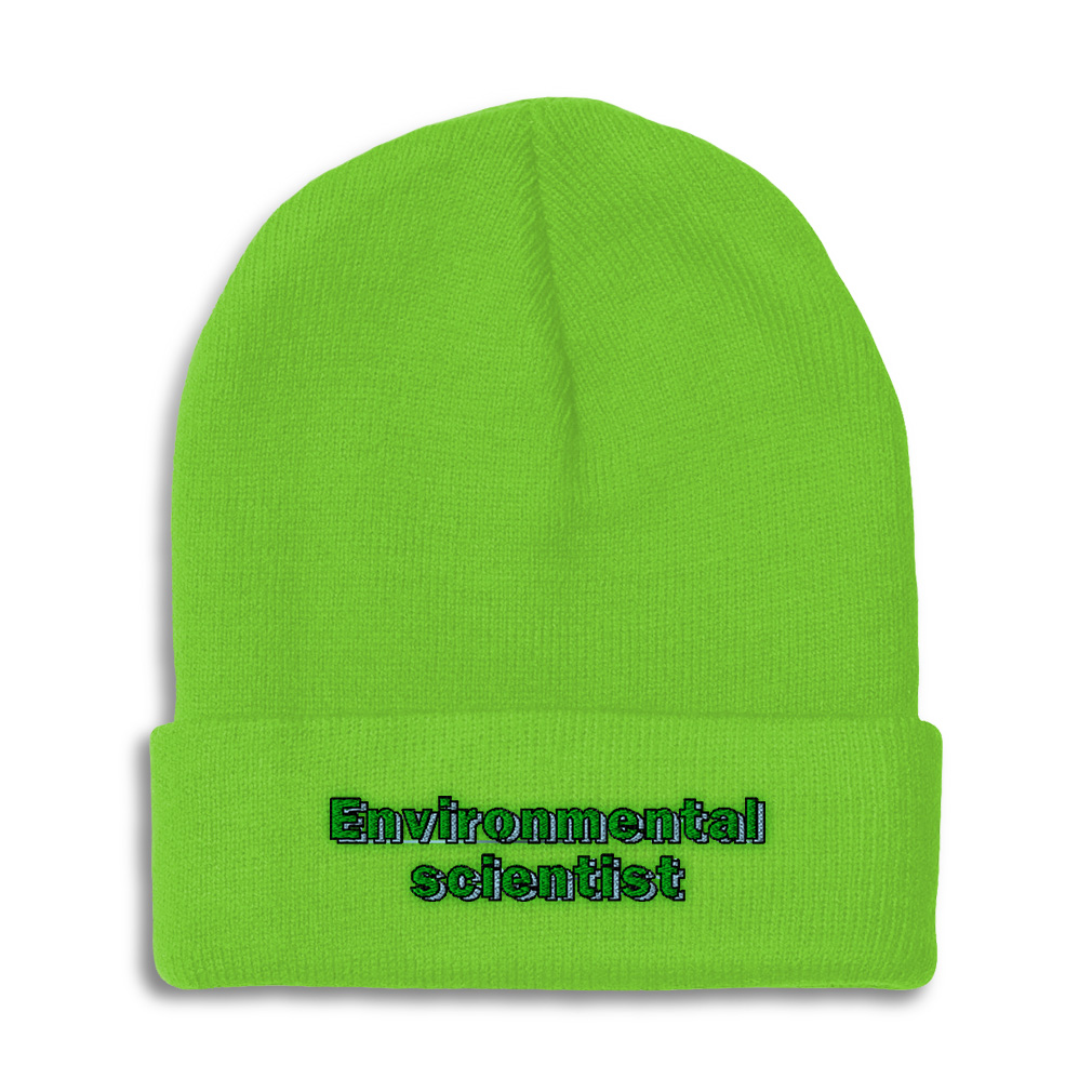 Beanies for Men Environmental Scientist Winter Hats for Women Acrylic ...