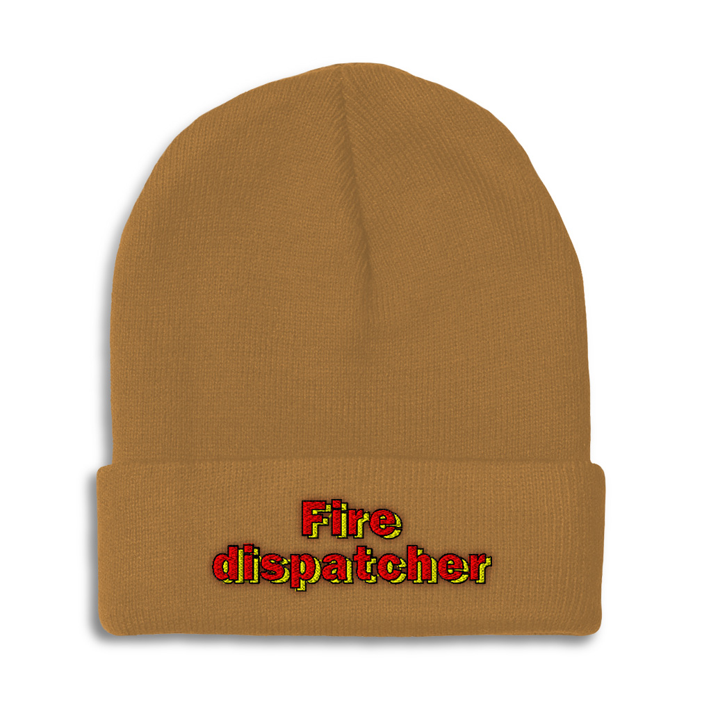 Beanies for Men Fire Dispatcher Winter Hats for Women Acrylic Skull Cap ...