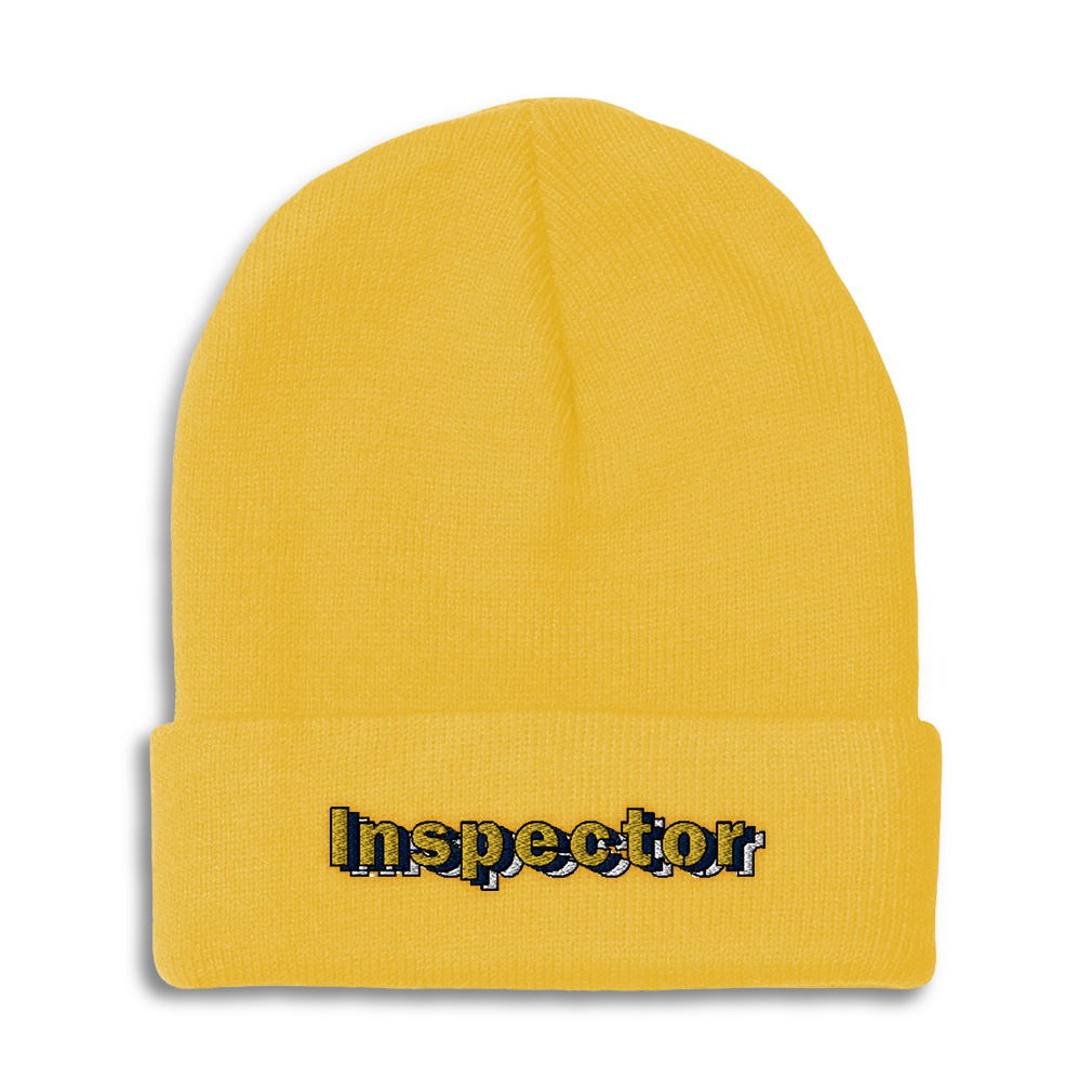 Beanies for Men Inspector Winter Hats for Women Acrylic Skull Cap 1 ...