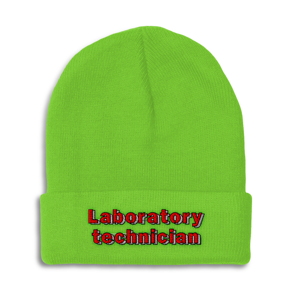 Beanies for Men Laboratory Technician Winter Hats for Women Acrylic ...