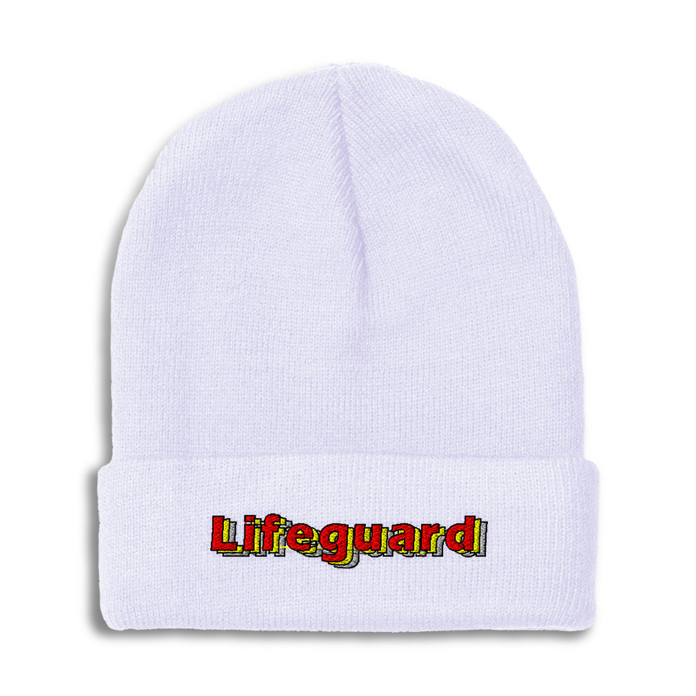 Beanies for Men Lifeguard Winter Hats for Women Acrylic Skull Cap 1 ...