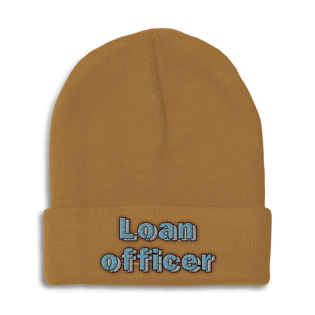 Beanies for Men Loan Officer Winter Hats for Women Acrylic Skull Cap 1 ...