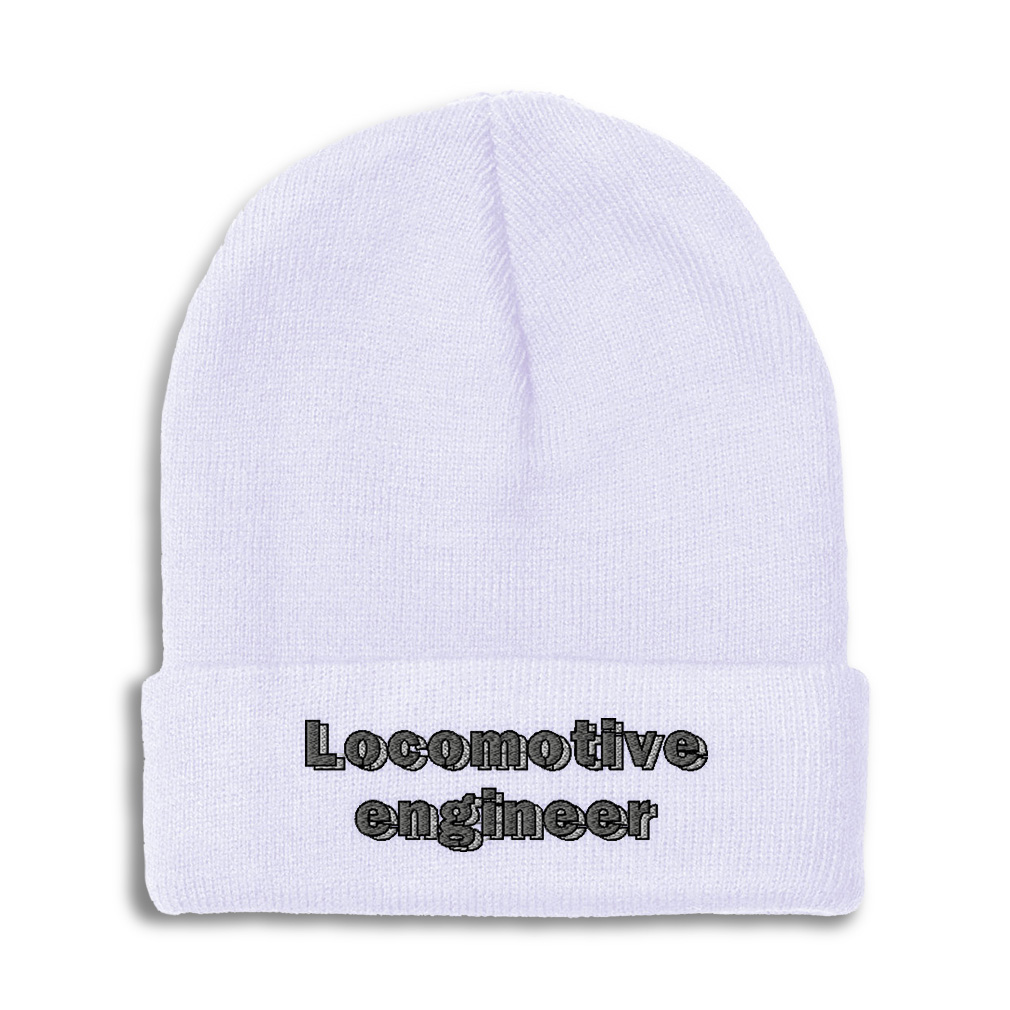 Beanies for Men Locomotive Engineer Winter Hats for Women Acrylic Skull ...