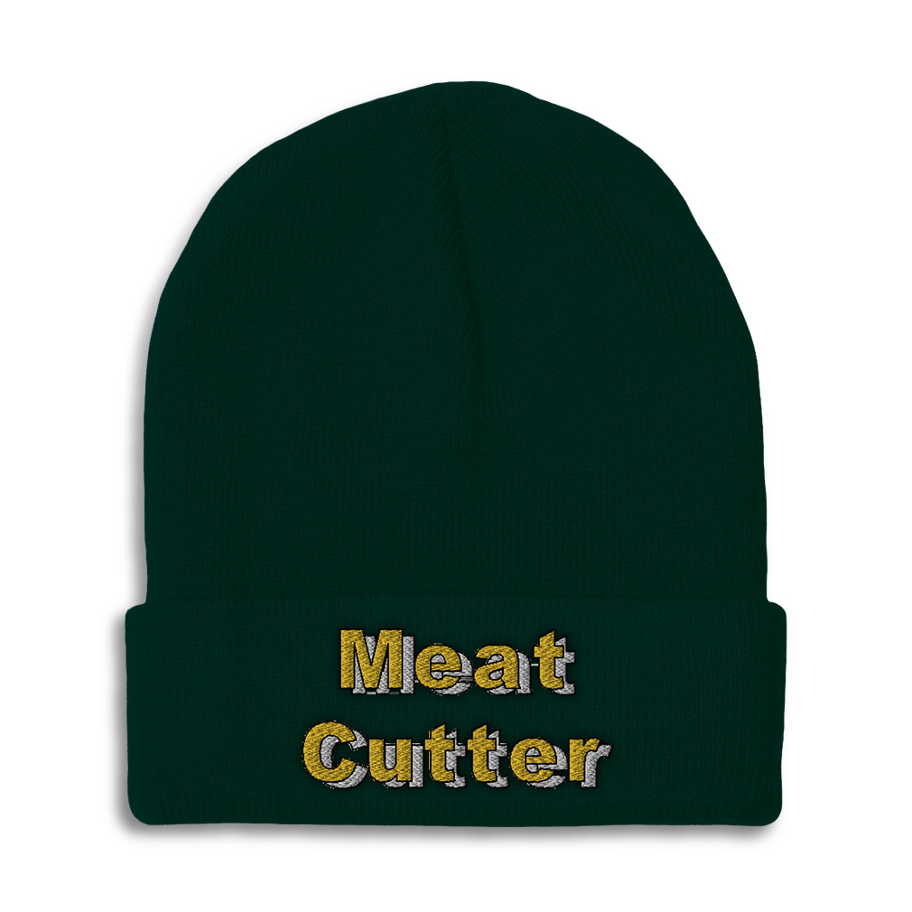 Beanies for Men Meat Cutter Winter Hats for Women Acrylic Skull Cap 1 ...