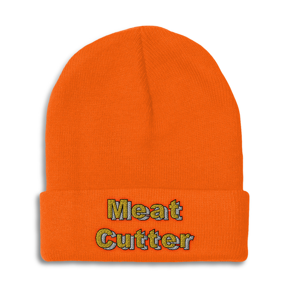 Beanies for Men Meat Cutter Winter Hats for Women Acrylic Skull Cap 1 ...