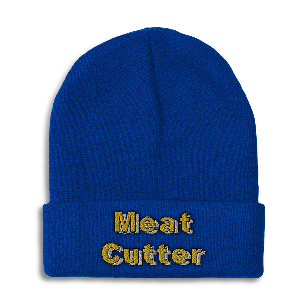 Beanies for Men Meat Cutter Winter Hats for Women Acrylic Skull Cap 1 ...