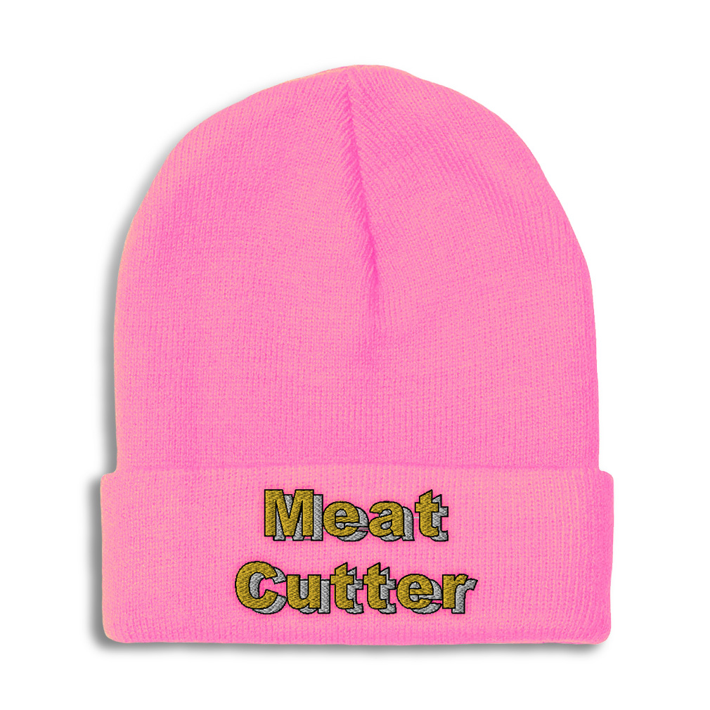 Beanies for Men Meat Cutter Winter Hats for Women Acrylic Skull Cap 1 ...