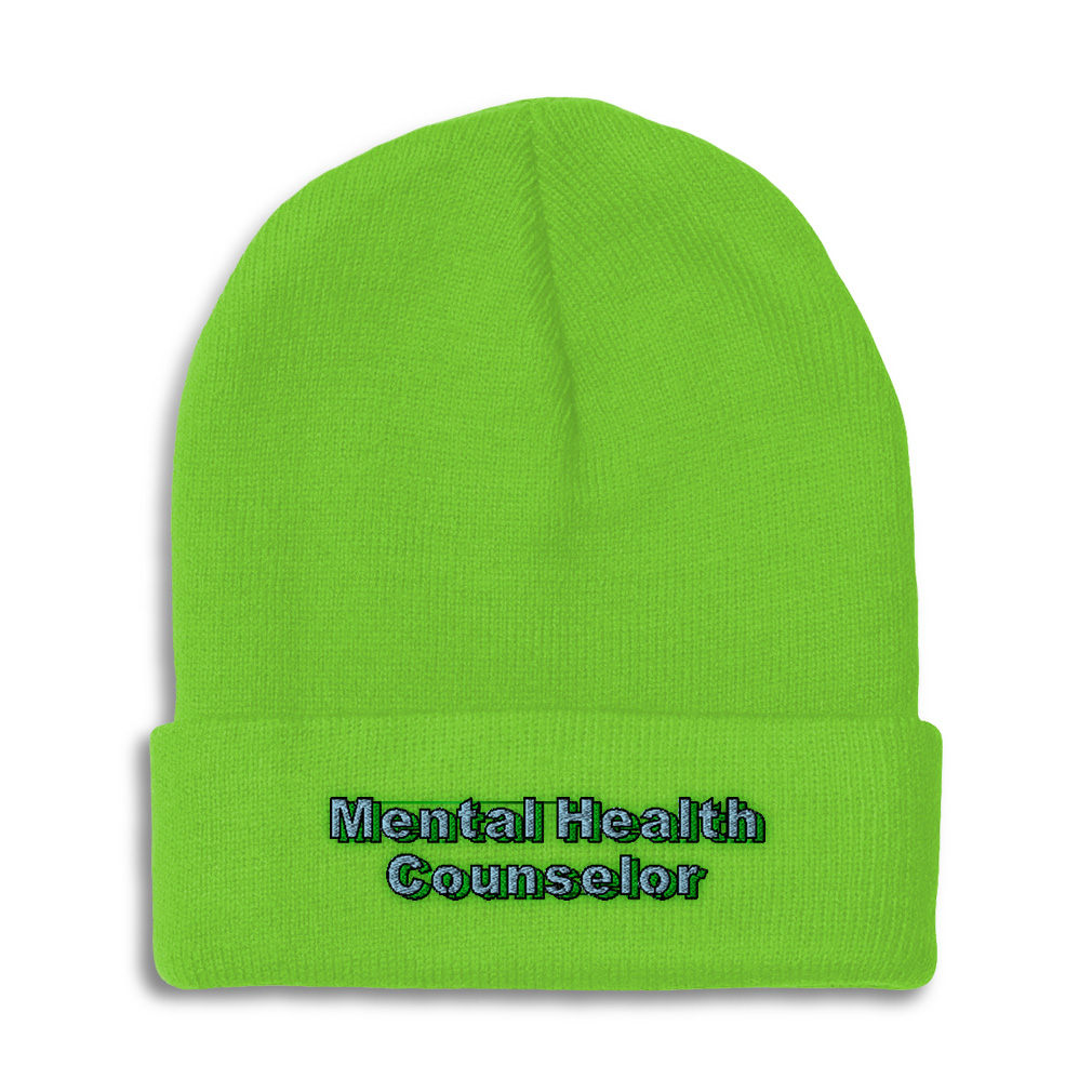 Beanies for Men Mental Health Counselor Winter Hats for Women Acrylic ...