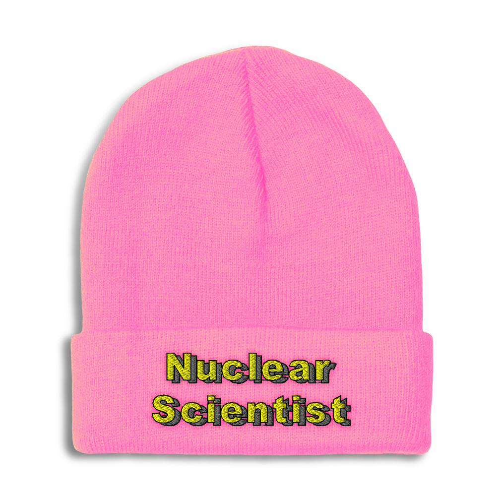 Beanies for Men Nuclear Scientist Winter Hats for Women Acrylic Skull ...