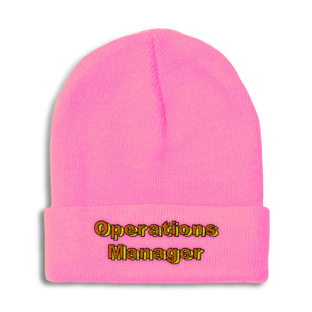 Beanies for Men Operations Manager Winter Hats for Women Acrylic Skull ...