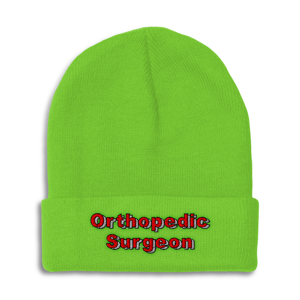 Beanies for Men Orthopedic Surgeon Winter Hats for Women Acrylic Skull ...