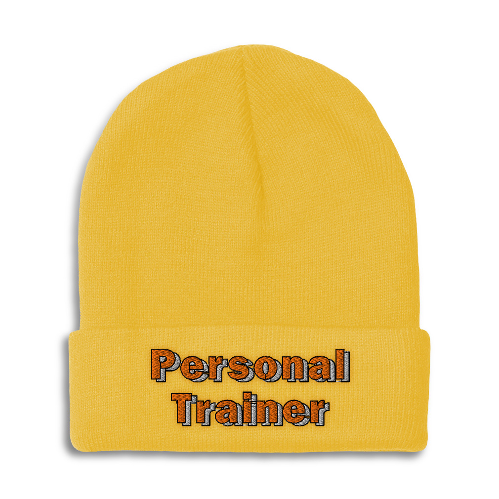 Beanies for Men Personal Trainer Winter Hats for Women Acrylic Skull ...