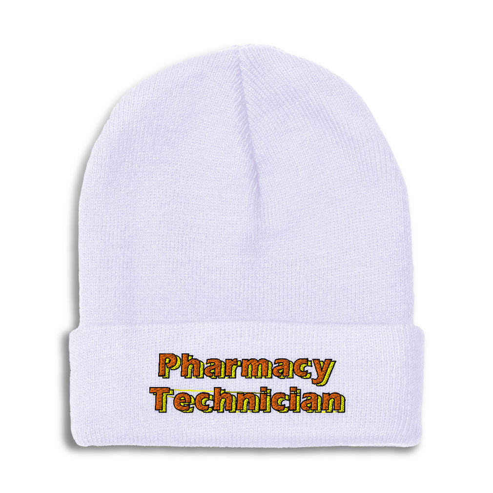 Beanies for Men Pharmacy Technician Winter Hats for Women Acrylic Skull ...