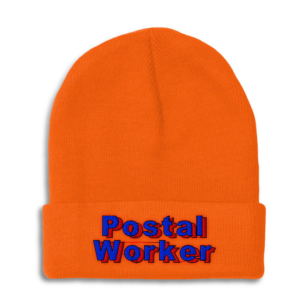 Beanies for Men Postal Worker Winter Hats for Women Acrylic Skull Cap 1 ...