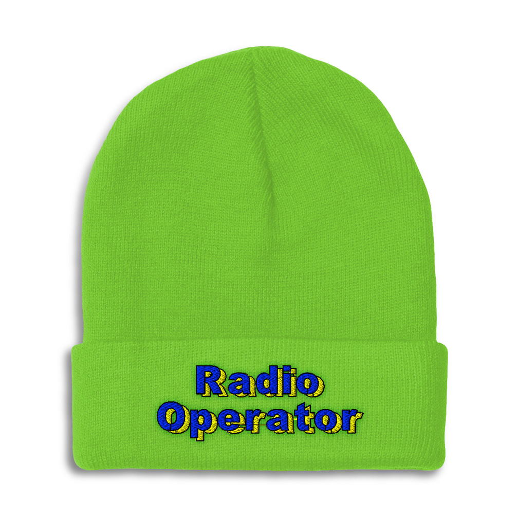 Beanies for Men Radio Operator Winter Hats for Women Acrylic Skull Cap ...