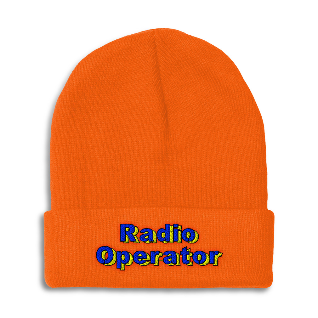 Beanies for Men Radio Operator Winter Hats for Women Acrylic Skull Cap ...