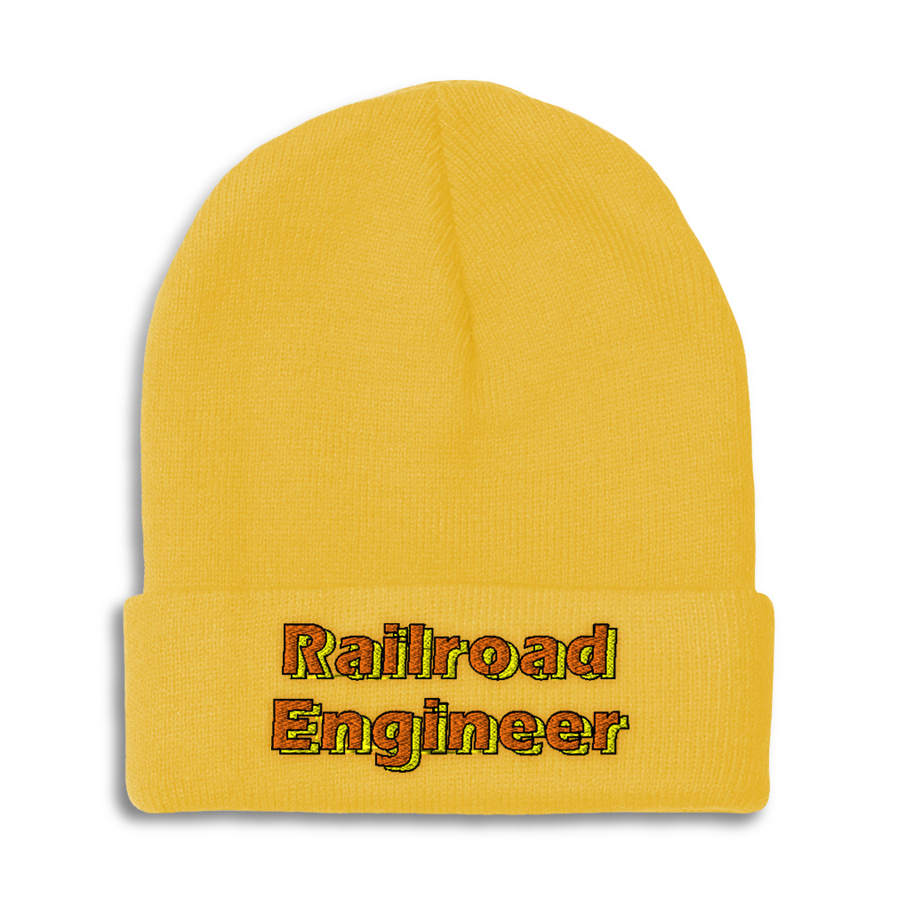 Beanies for Men Railroad Engineer Winter Hats for Women Acrylic Skull ...