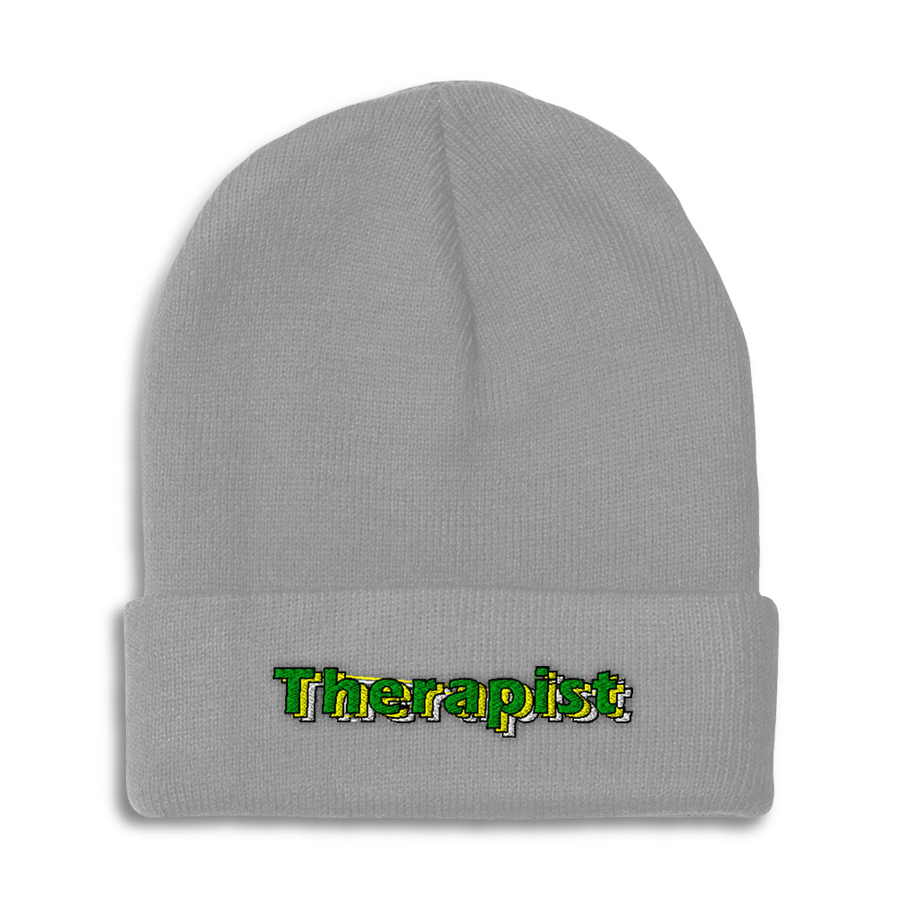 Beanies for Men Therapist Winter Hats for Women Acrylic Skull Cap 1 ...