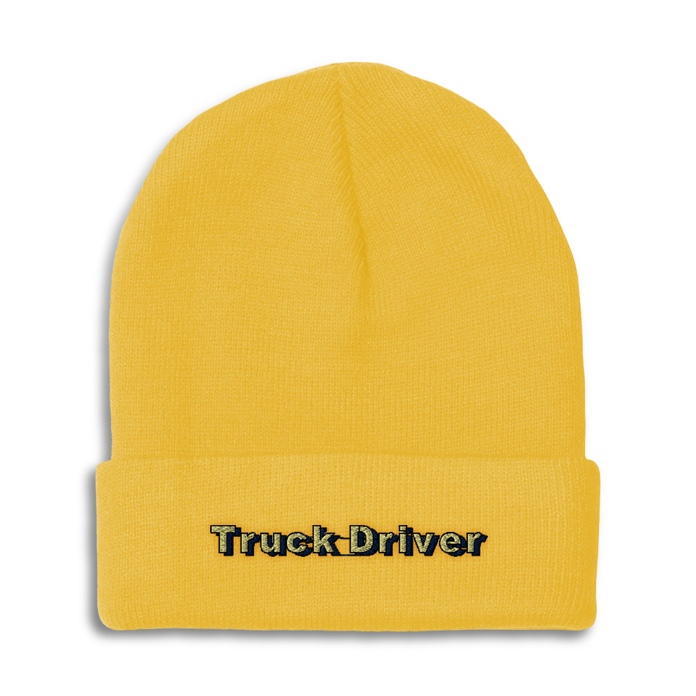 Beanies for Men Truck Driver Winter Hats for Women Acrylic Skull Cap 1 ...