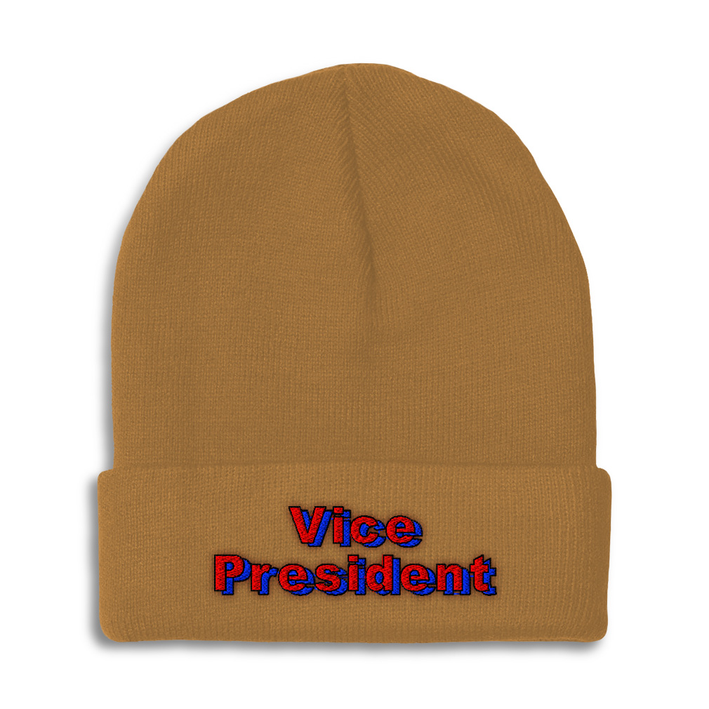 Beanies for Men Vice President Winter Hats for Women Acrylic Skull Cap ...