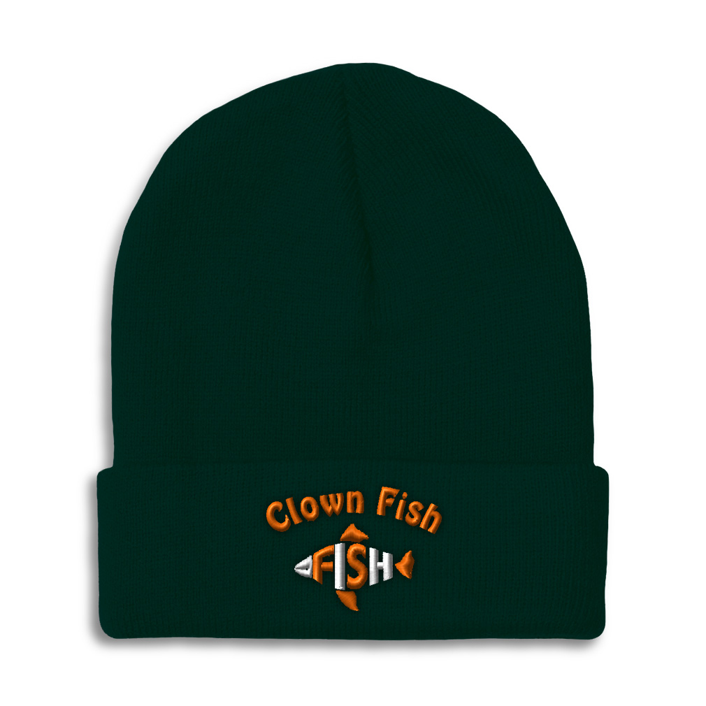 Beanies for Men Clown Fish Fish Winter Hats for Women Acrylic Skull Cap ...