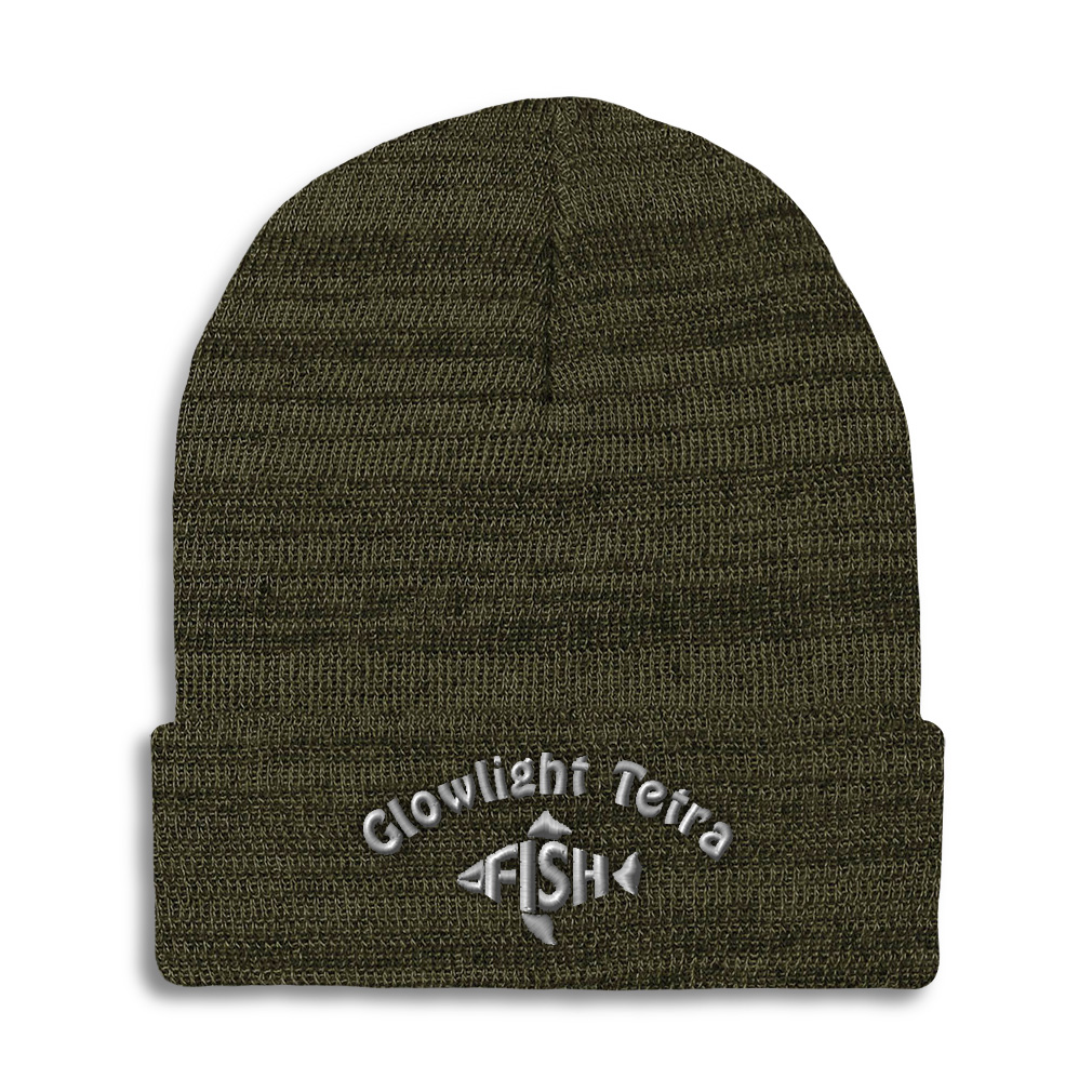 Beanies for Men Glowlight Tetra Fish Winter Hats for Women Acrylic ...