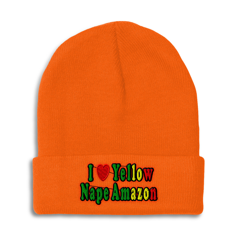Beanies for Men I Love Yellow Nape Amazon Winter Hats for Women Skull ...