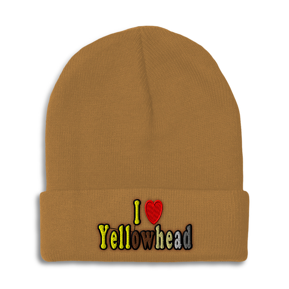 Beanies for Men I Love Yellowhead Winter Hats for Women Acrylic Skull ...