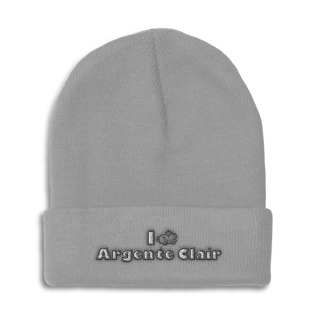 Beanies for Men I Rabbit Argente Clair Winter Hats for Women Acrylic ...