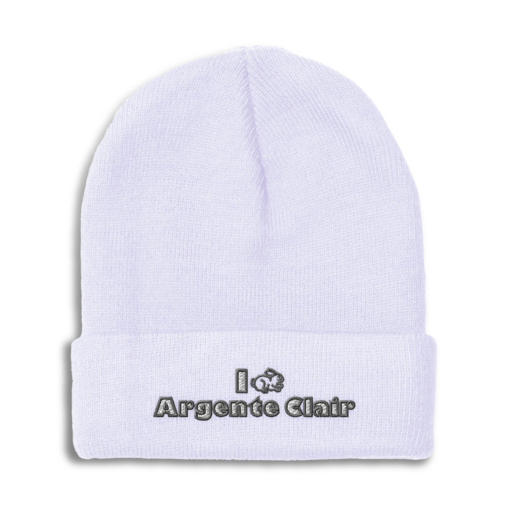 Beanies for Men I Rabbit Argente Clair Winter Hats for Women Acrylic ...