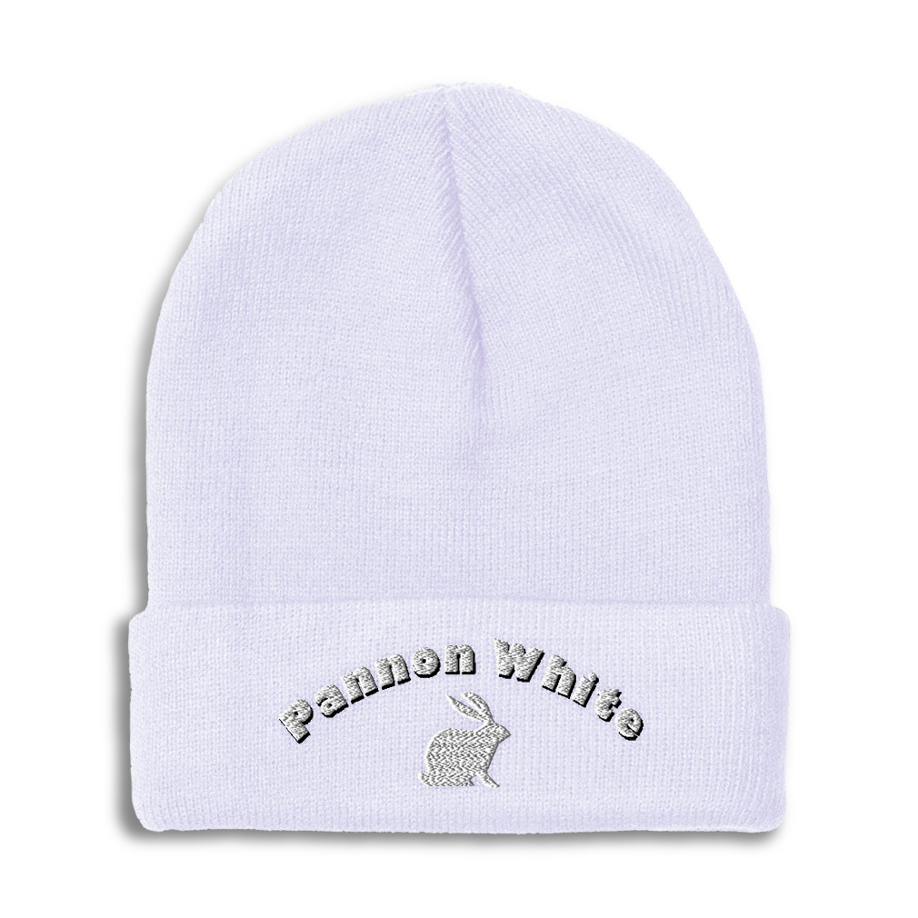 Beanies for Men Pannon White Winter Hats for Women Acrylic Skull Cap 1 ...