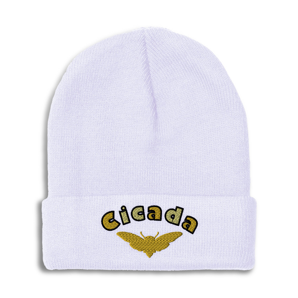 Beanies for Men Cicada Winter Hats for Women Acrylic Skull Cap 1 Size ...
