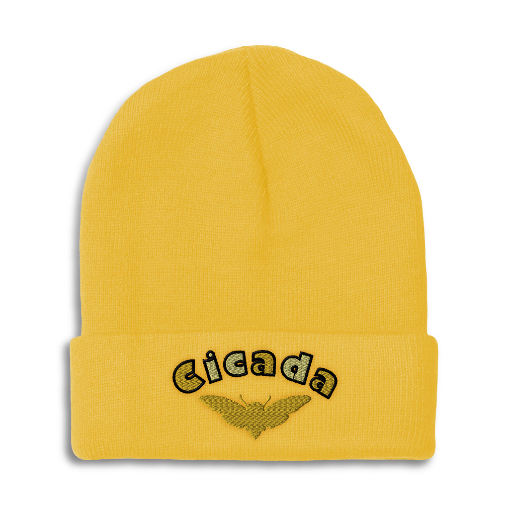 Beanies for Men Cicada Winter Hats for Women Acrylic Skull Cap 1 Size ...
