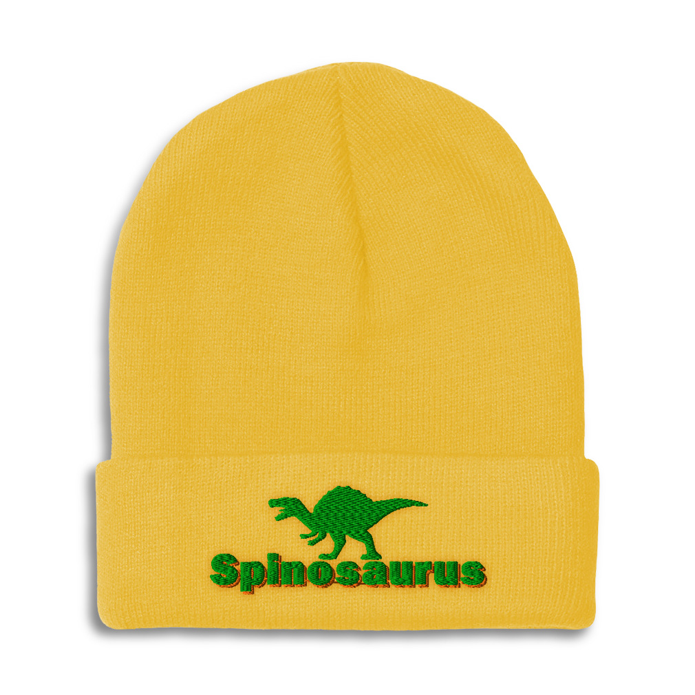 Beanies for Men Spinosaurus Winter Hats for Women Acrylic Skull Cap 1 ...