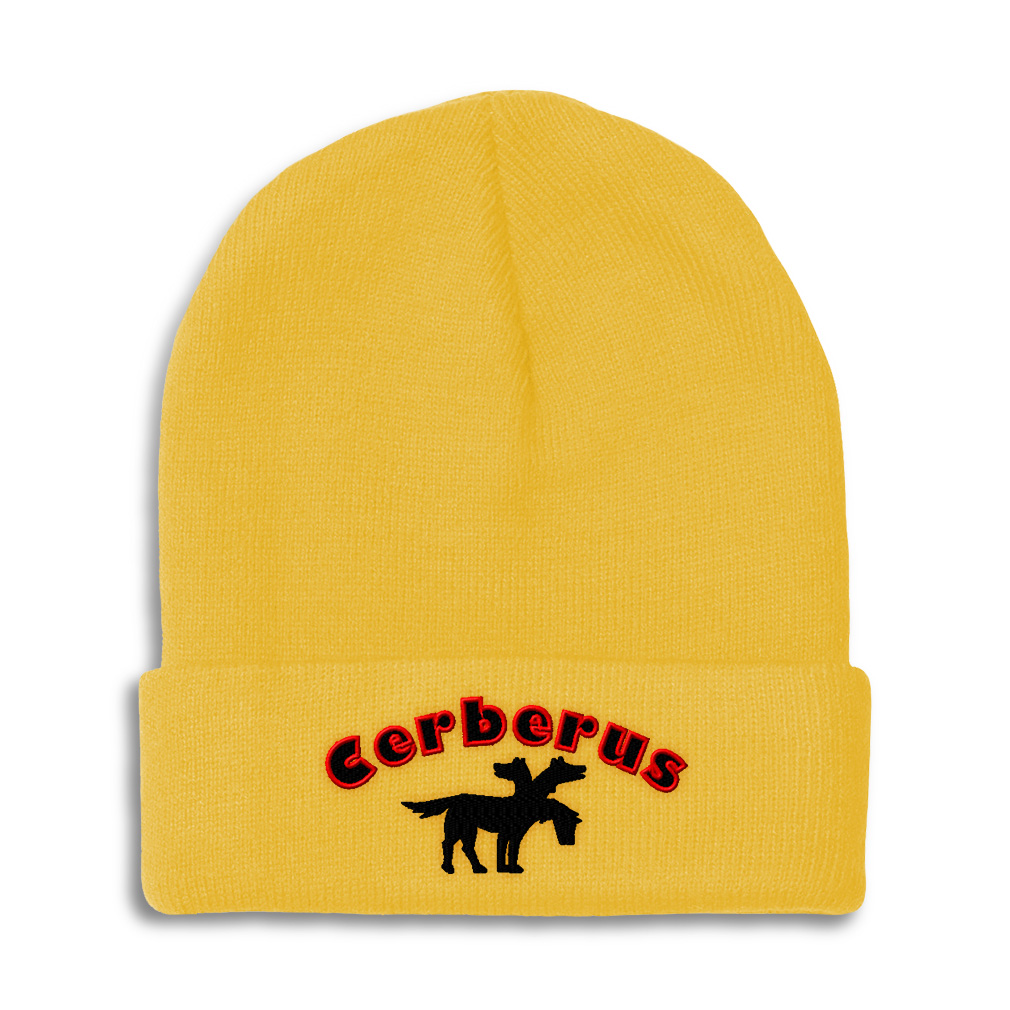 Beanies for Men Cerberus Winter Hats for Women Acrylic Skull Cap 1 Size ...