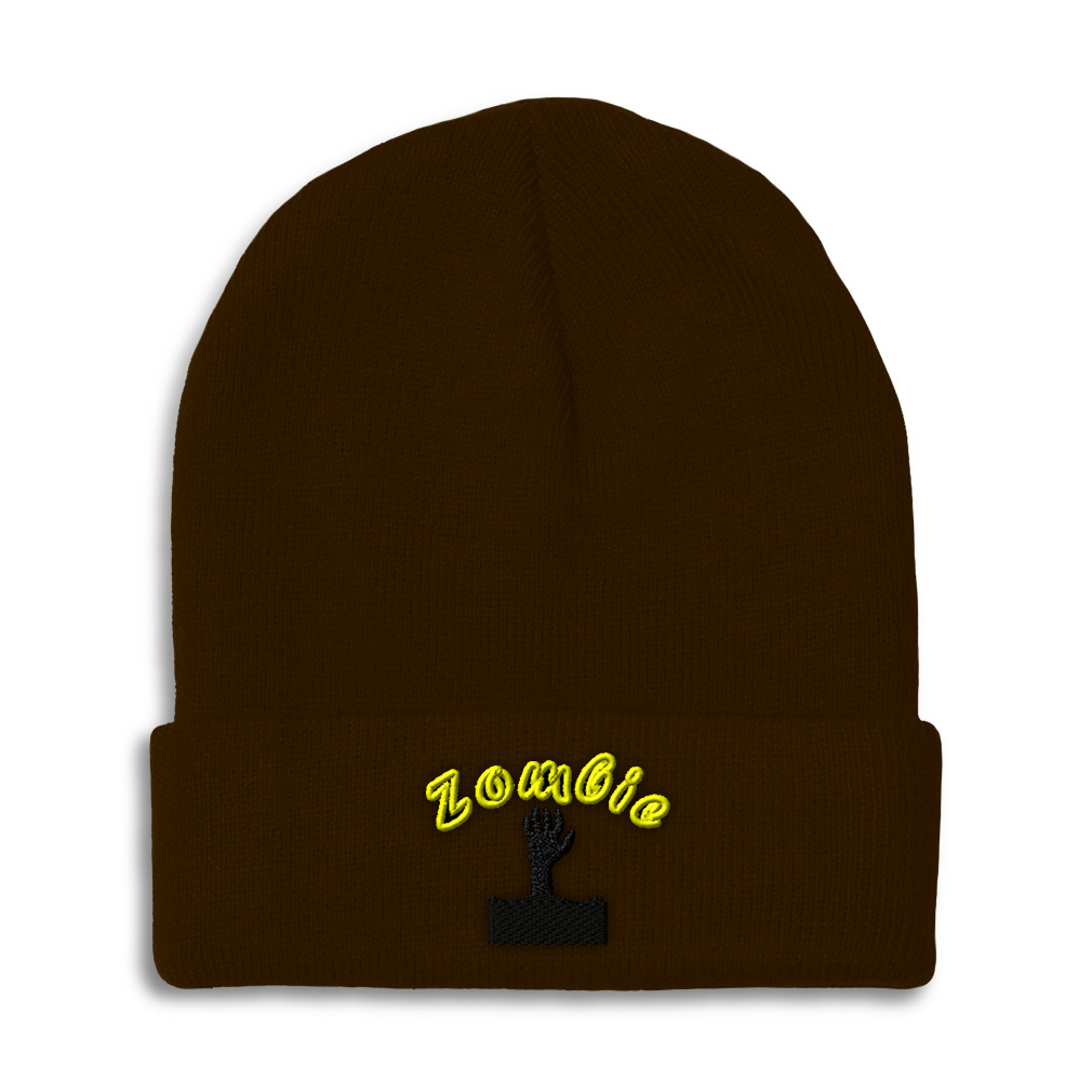 Beanies for Men Zombie Winter Hats for Women Acrylic Skull Cap 1 Size ...